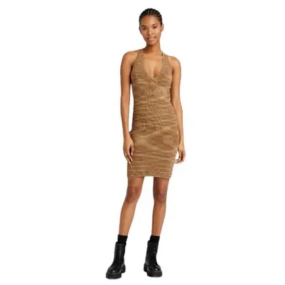 wild fable | Dresses | Nwt Wild Fable Knit Halter Tie Back Mini Dress M ...